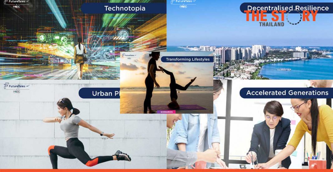 5 future scenarios in the next 30 years to 2050 for Greater Bangkok ...