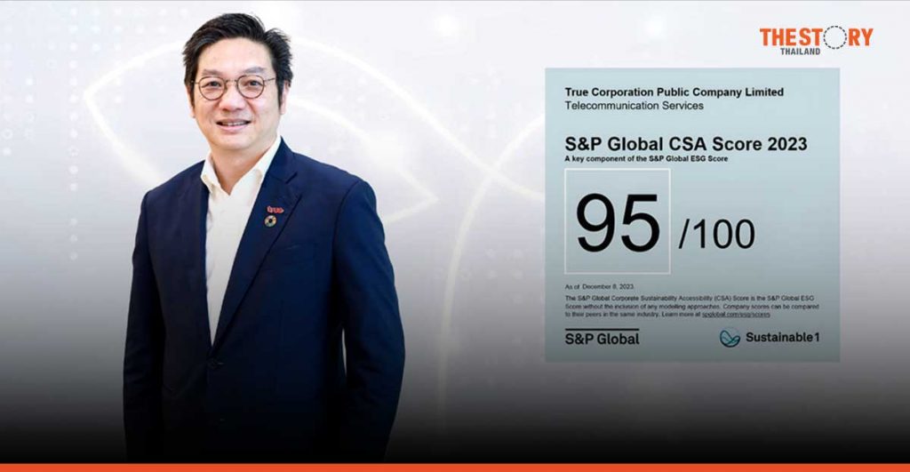 True Corp named No.1 telecom company in the world for sustainability in ...